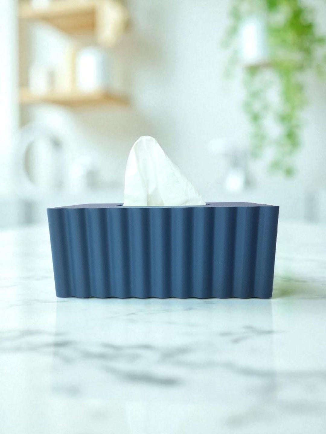 Ripple Tide Tissue Box Cover – Wavy Rib Collection – Fits Kleenex ...
