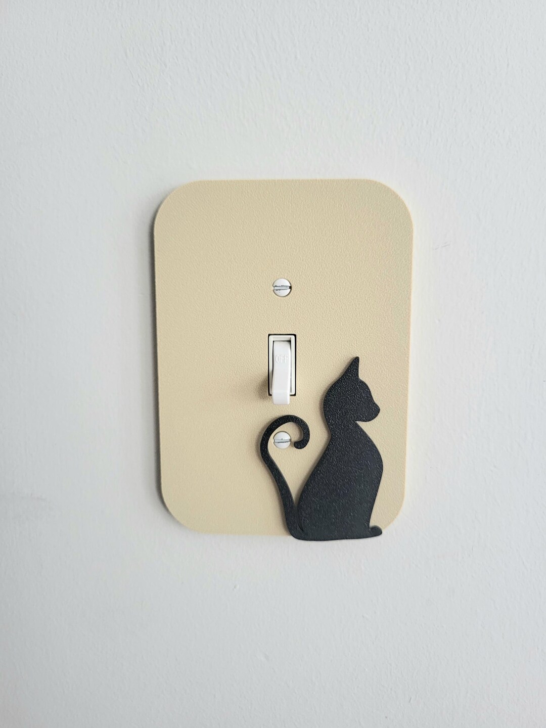 Cat Light Switch Cover, Wall Plate Cover, Mid Century Modern, Unique ...