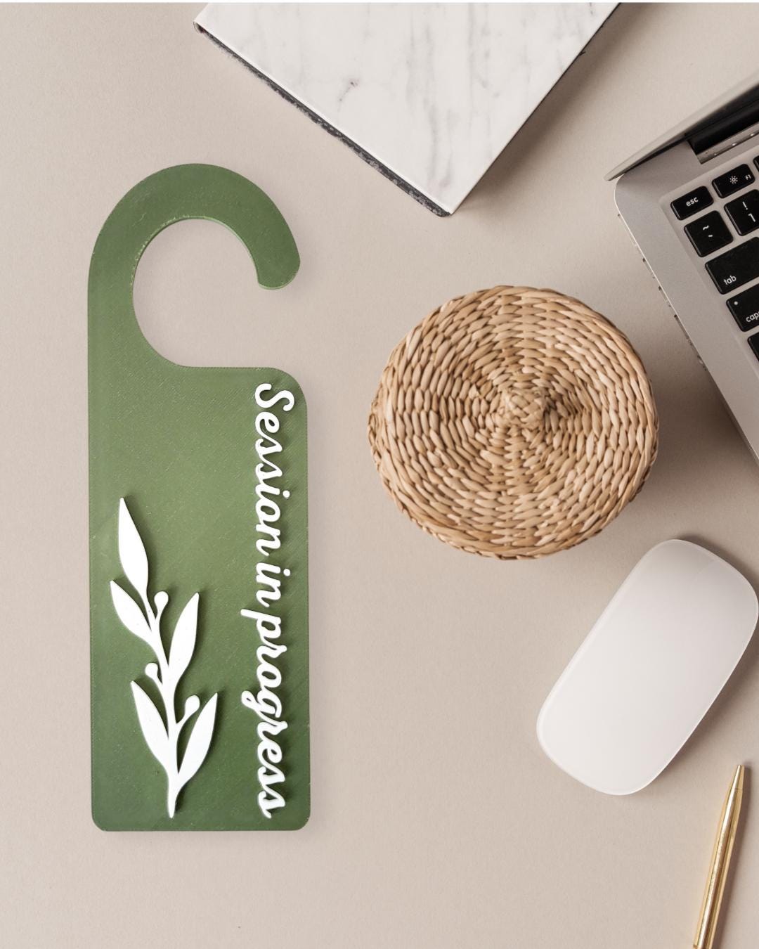 Session in Progress Door Hanger - for Beauty Salons, Lash Technicians ...