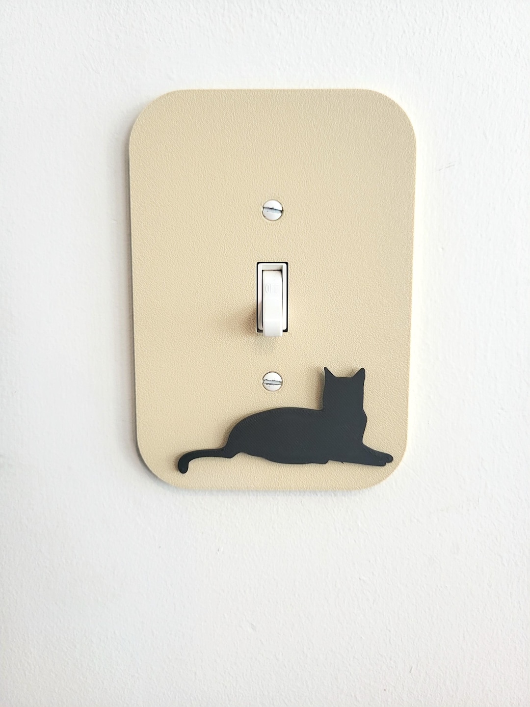 Cat Light Switch Cover, Wall Plate Cover, Mid Century Modern, Unique ...