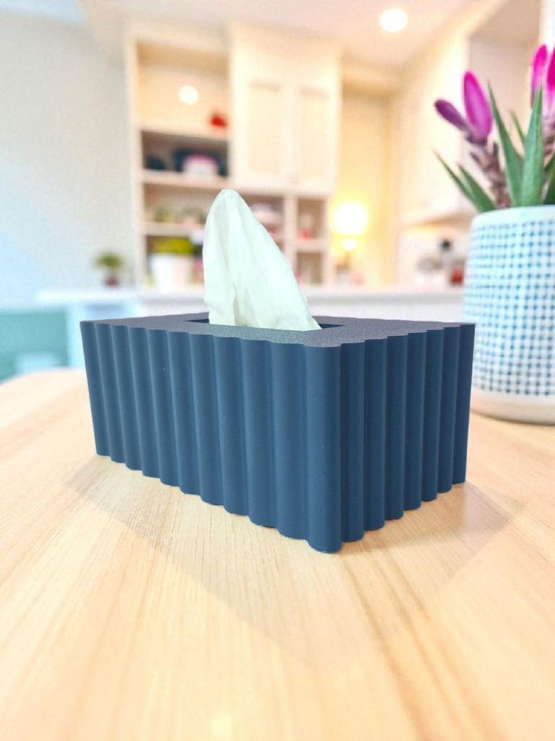 Ripple Tide Tissue Box Cover – Wavy Rib Collection – Fits Kleenex ...