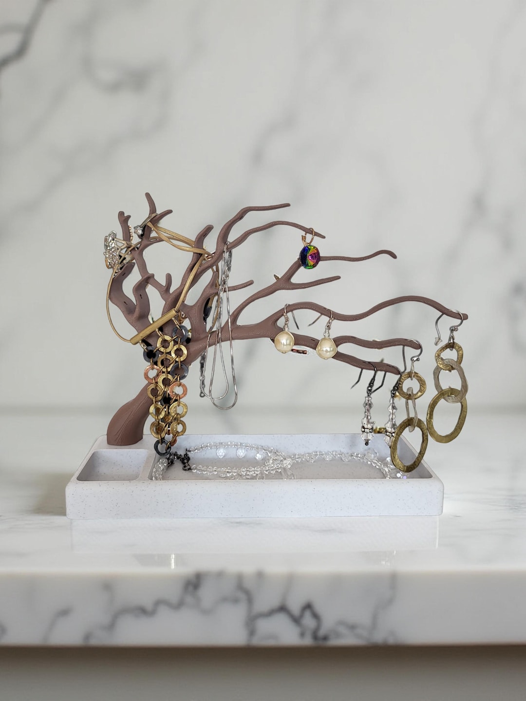 Jewelry Tree Stand: Necklace, Earring & Ring Organizer - Etsy