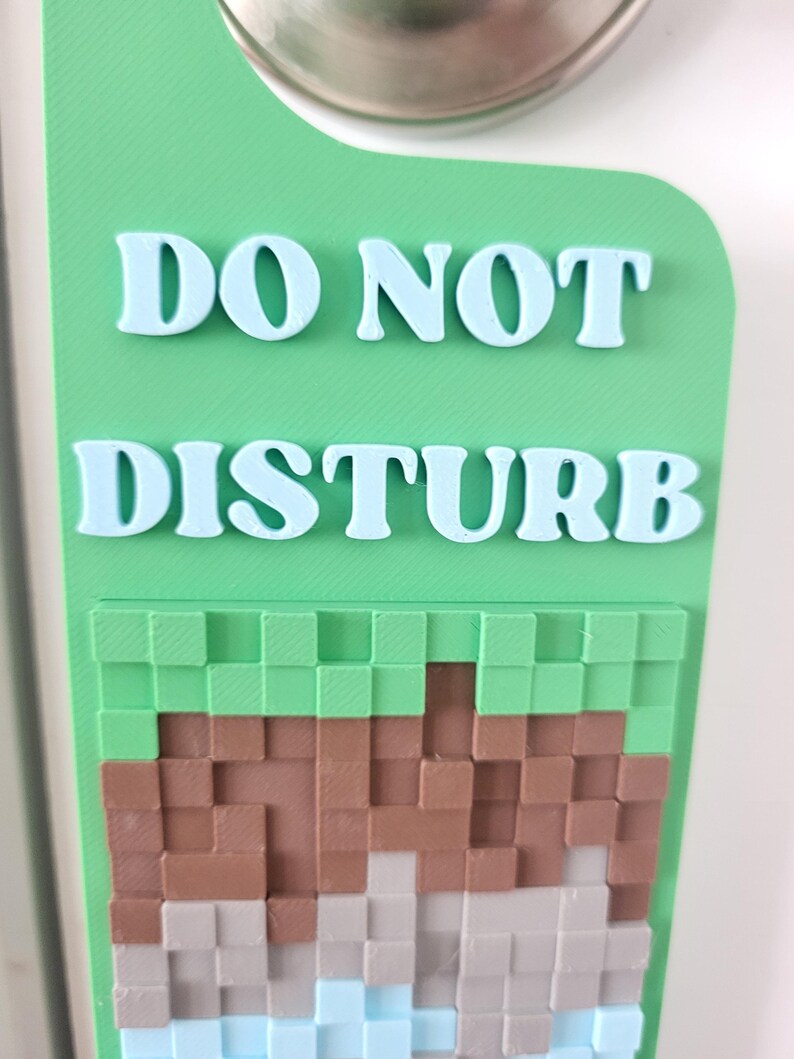 Gaming Inspired Do Not Disturb Door Hanger - Do Not Disturb Sign for ...