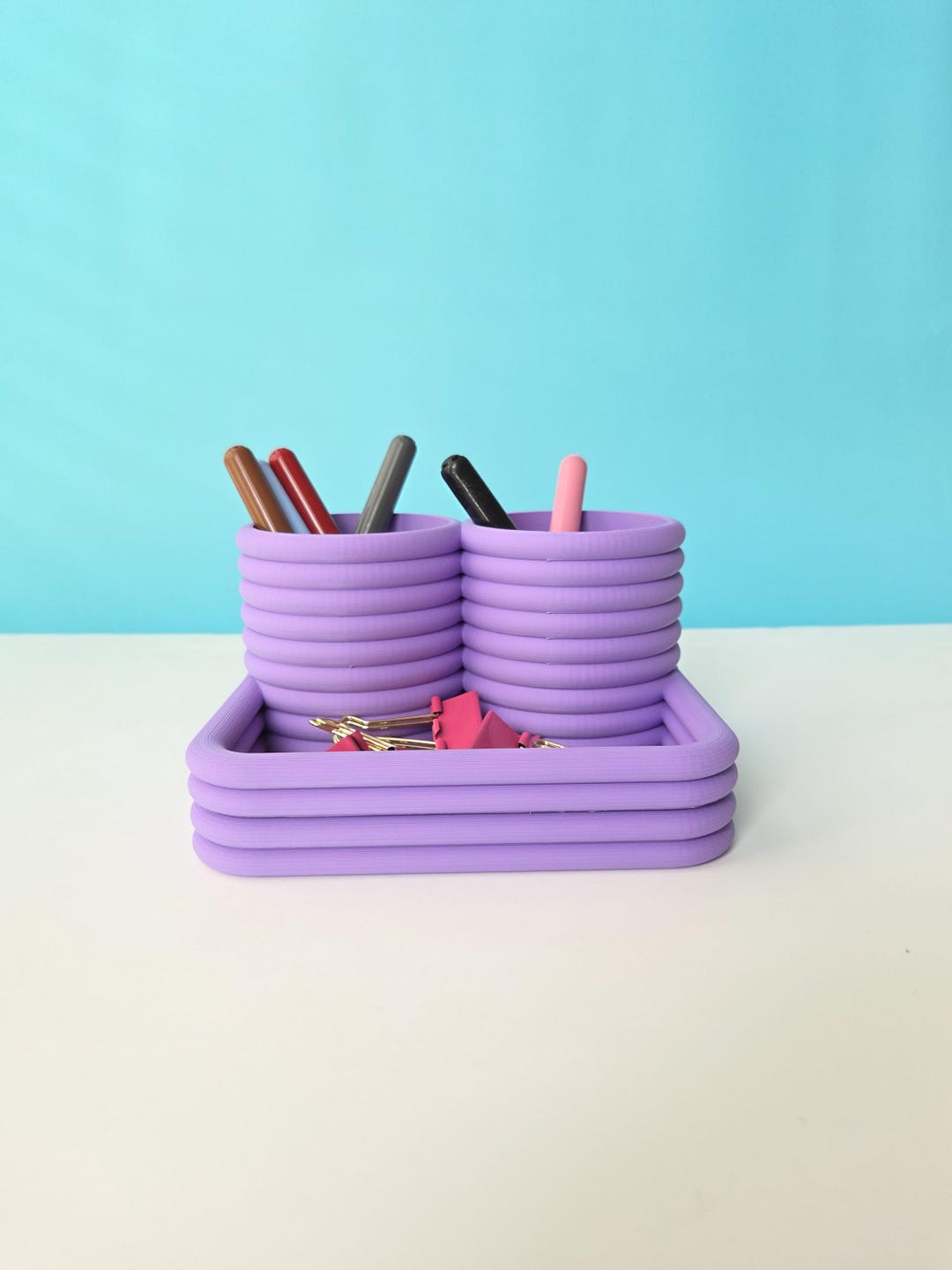 Bubble Desk Organizer: Pencil Holder & Storage Tray, 25+ Colors - Etsy