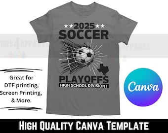 2025 High School Basketball State Championship Canva Template for T ...