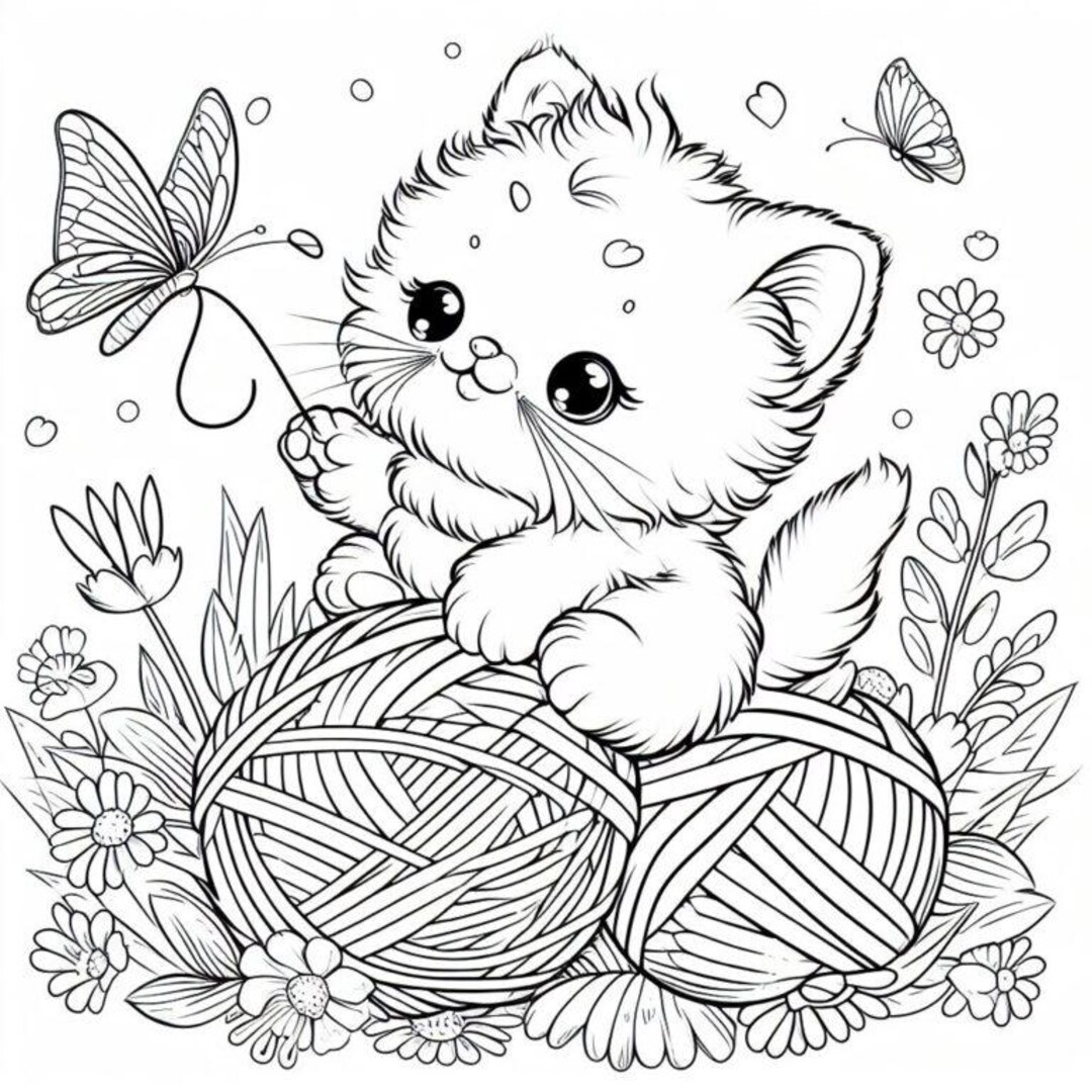 60 Cute Animals Coloring Pages for Kids.. Coloring Book, Coloring Pages ...
