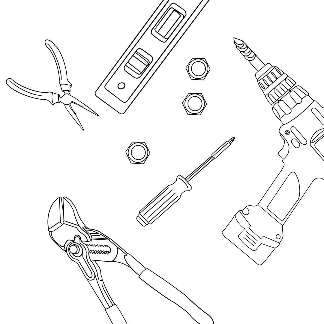 Workshop Coloring Page - Etsy