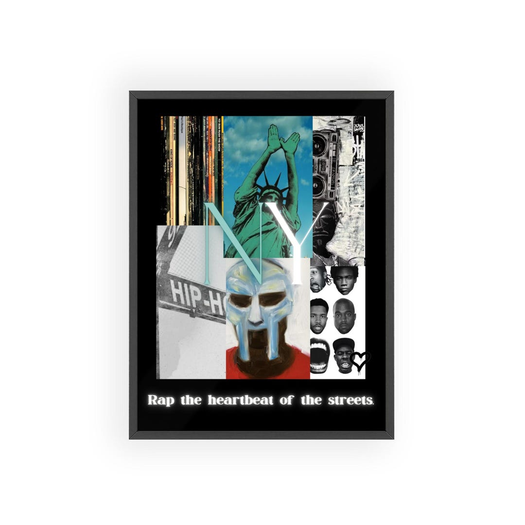 Poster Print, Wall Art Decor, Music Poster, Hip-hop Art Print, Urban ...