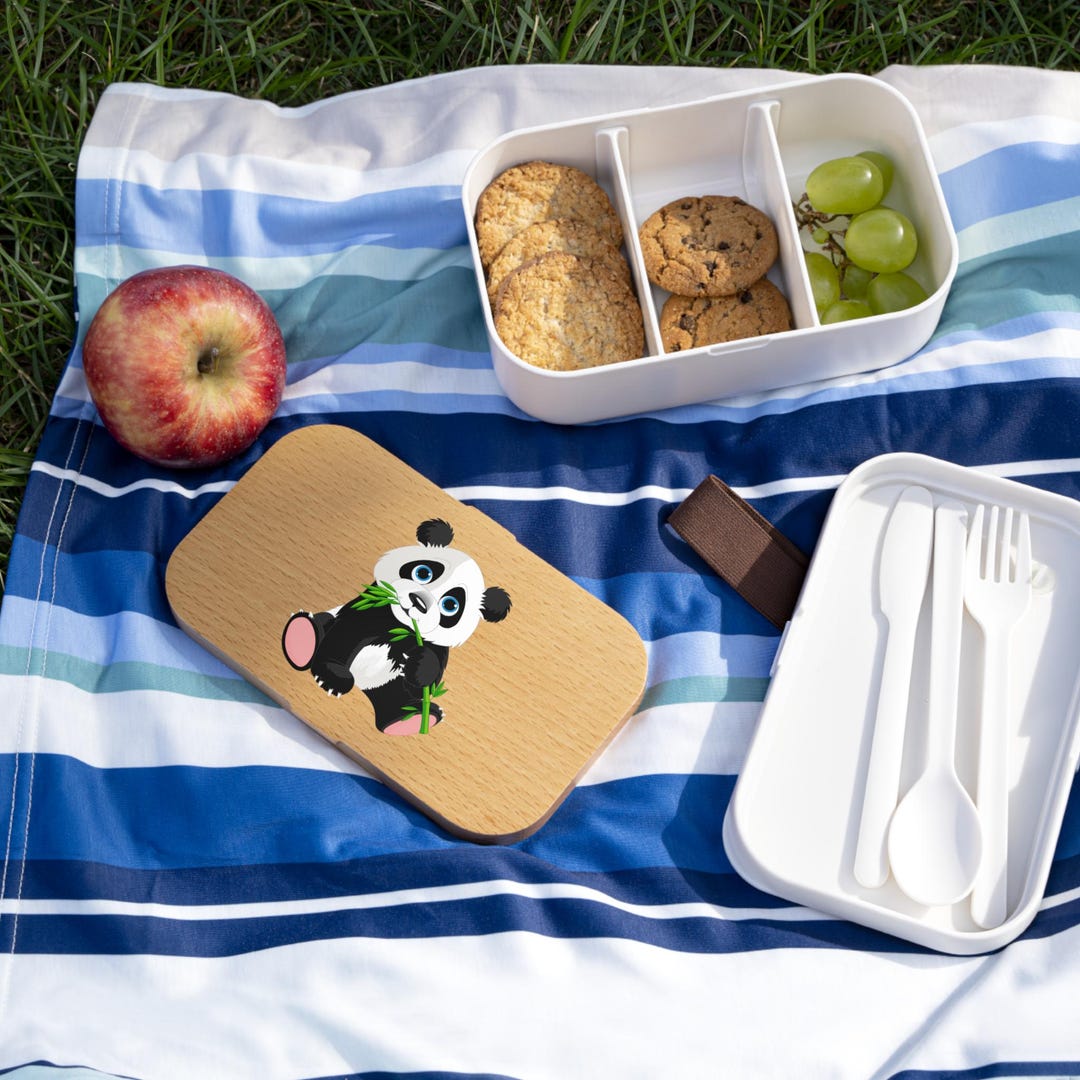 Cute Panda Bento Lunch Box, Kids Lunchbox, Eco-friendly Snack Container ...