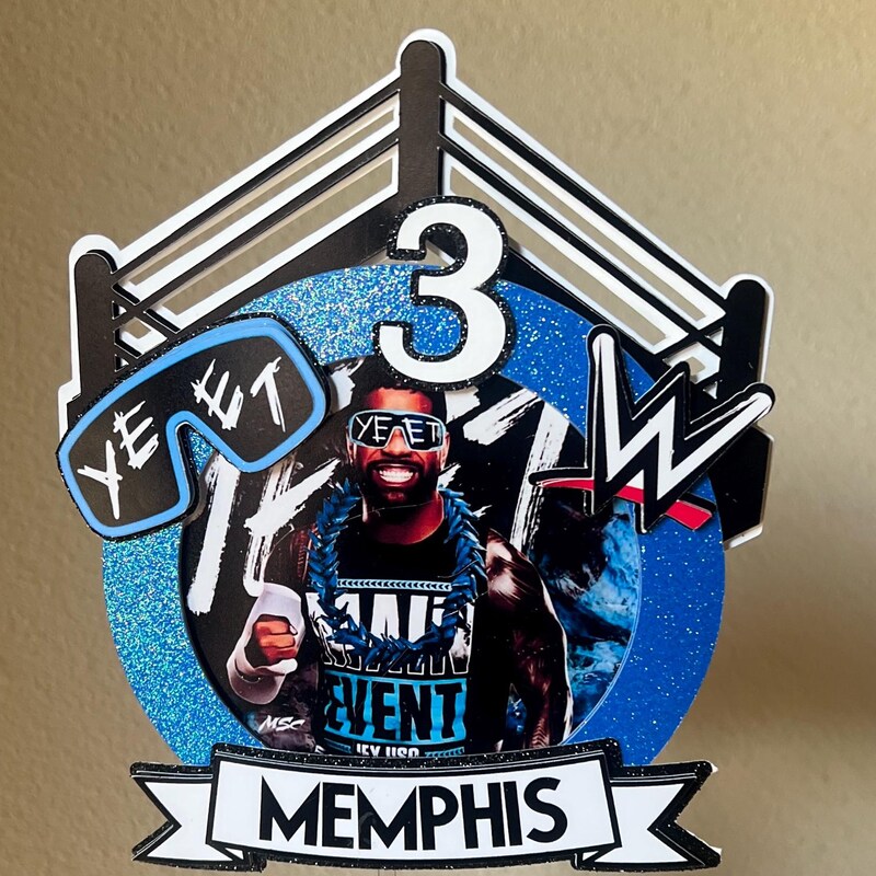 Jey Uso Birthday Topper - Etsy