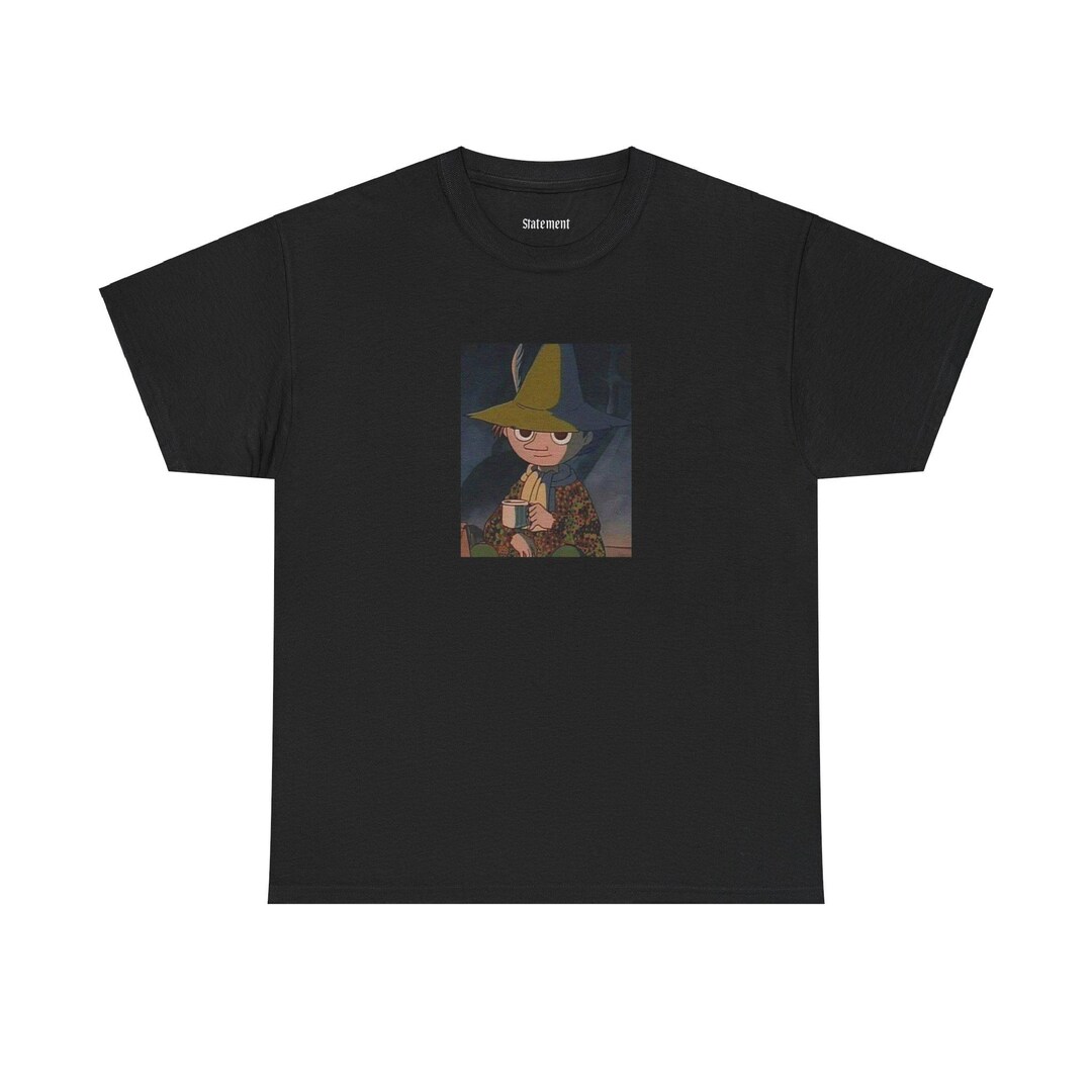 Snufkin, Moomin, Unisex Cotton Shirt, Right-wing Snufkin, Casual Cotton ...