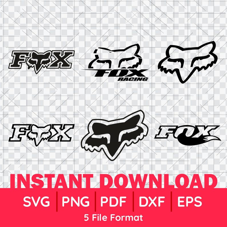Fox Racing - SVG - Ready to Use for Cricut - Transparent Background ...
