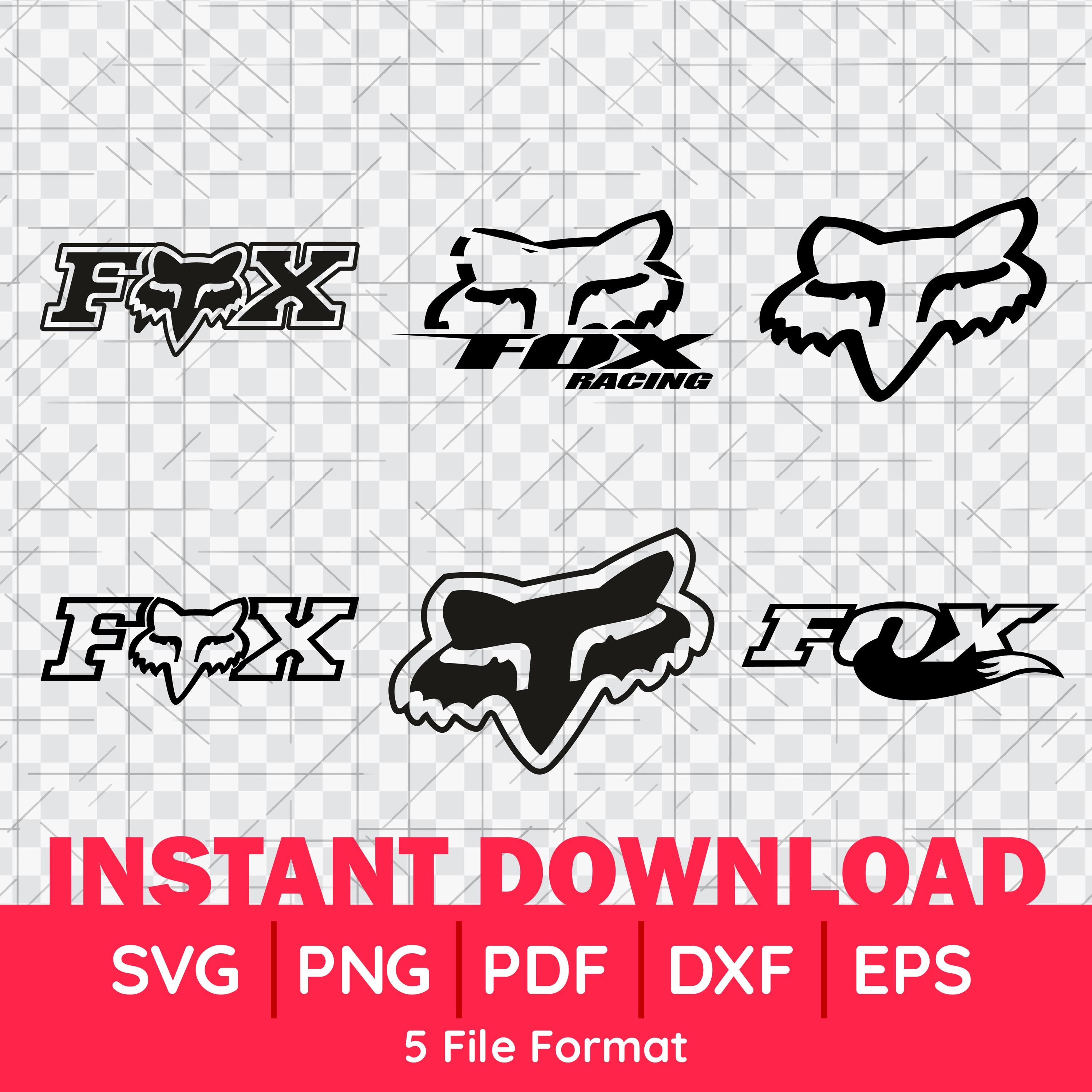 Fox Racing - SVG - Ready to Use for Cricut - Transparent Background ...
