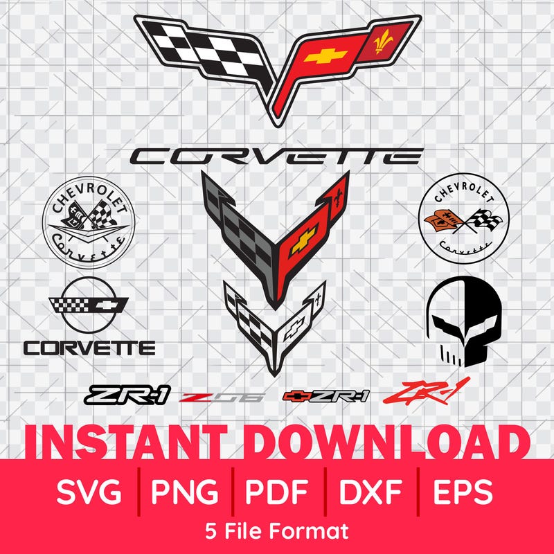Corvette C8 Digital File - Etsy
