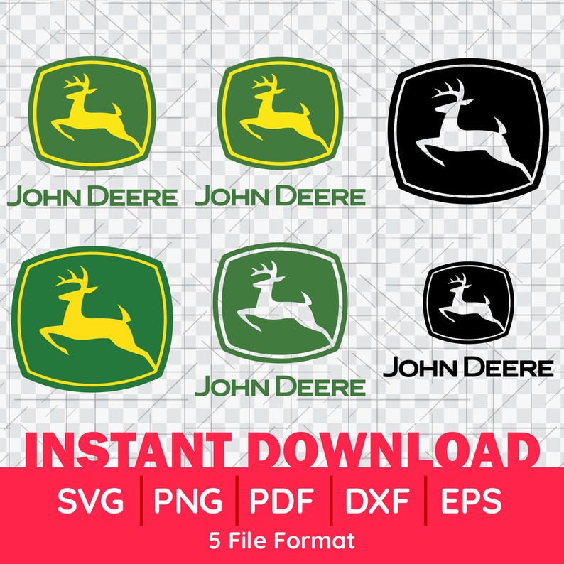 John Deere - SVG - Ready to Use for Cricut - Transparent Background ...