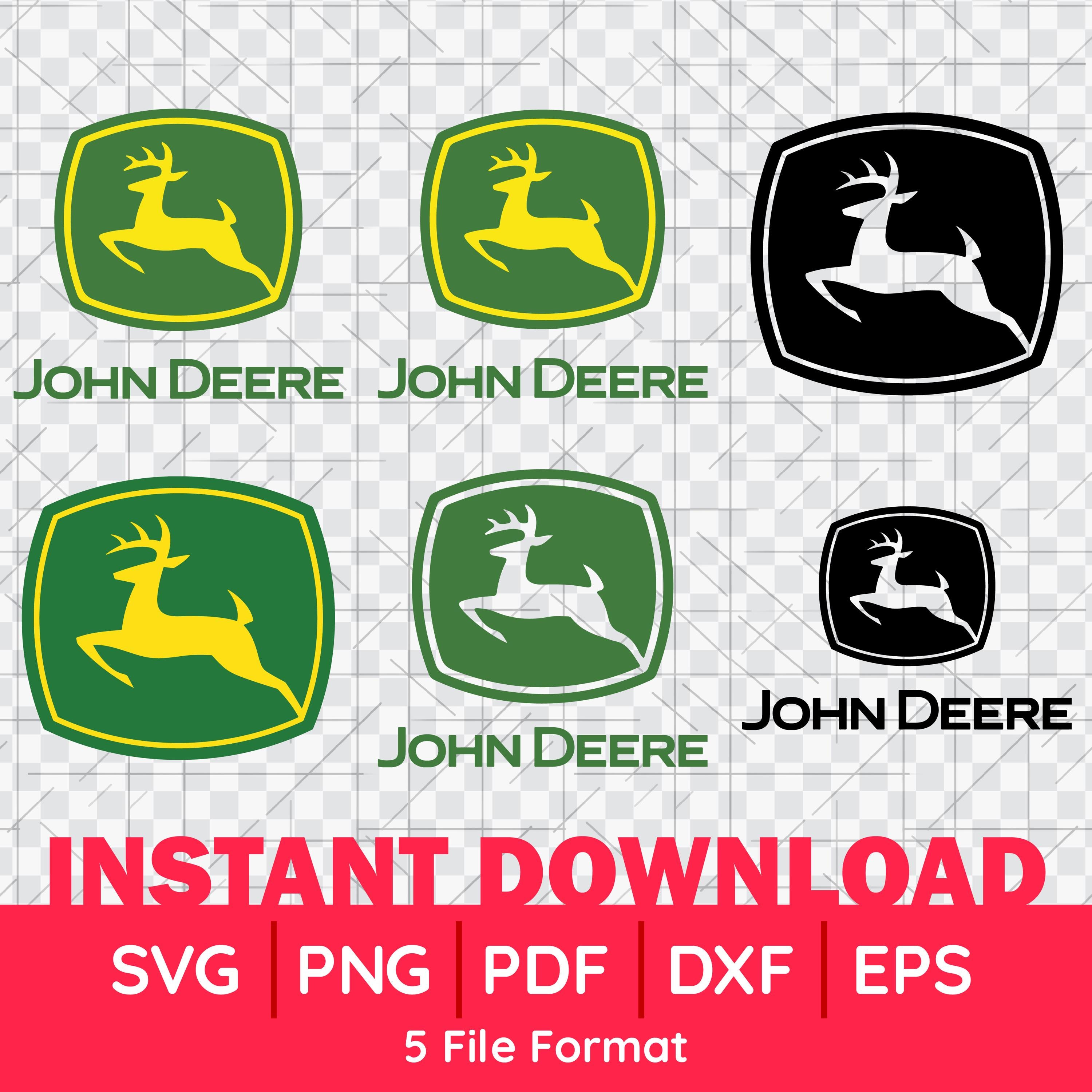 John Deere - SVG - Ready to Use for Cricut - Transparent Background - High Resolution - Etsy