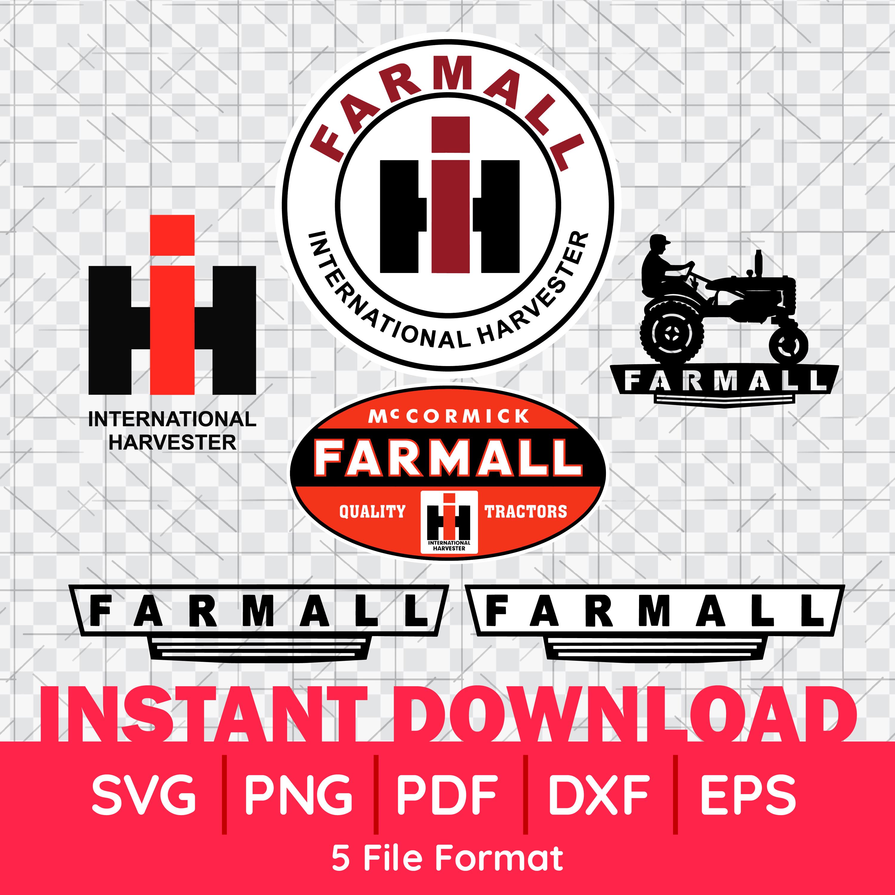 Farmall - SVG - Ready to Use for Cricut - Transparent Background - High Resolution - Etsy