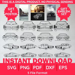 Pontiac GTO - SVG - PNG - Ready to Use for Cricut - Transparent ...