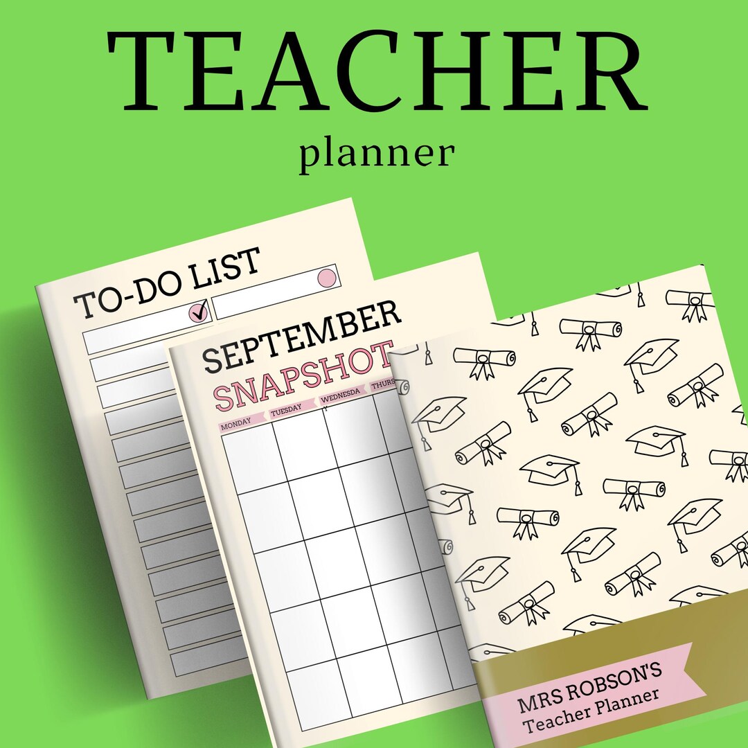 Teacher Digital Planner 2025 2026 Undated, Teacher Planner, Bundle ...