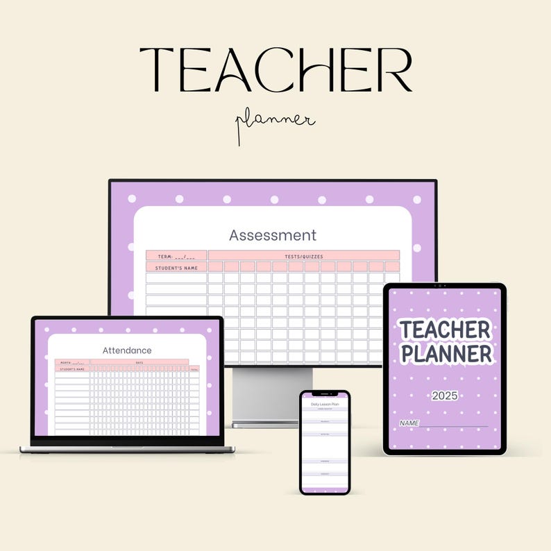 Printable Teacher Planner 2024-2025, Weekly Lesson Plans, Homeschool ...