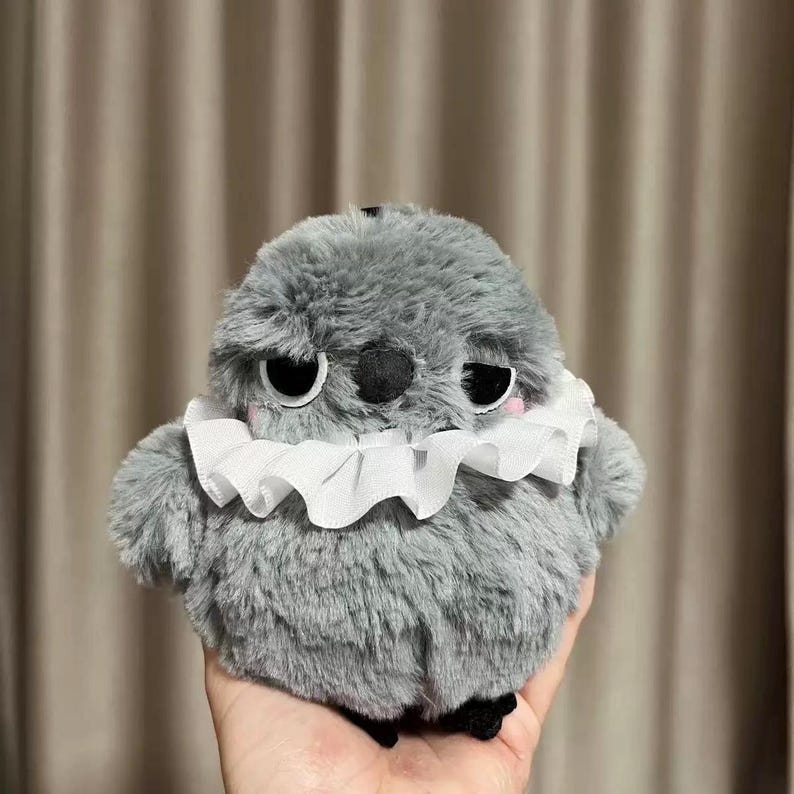 Handmade Love and Deepspace Sylus Grumpy Crow Plush Gift Zayne Rafayel ...