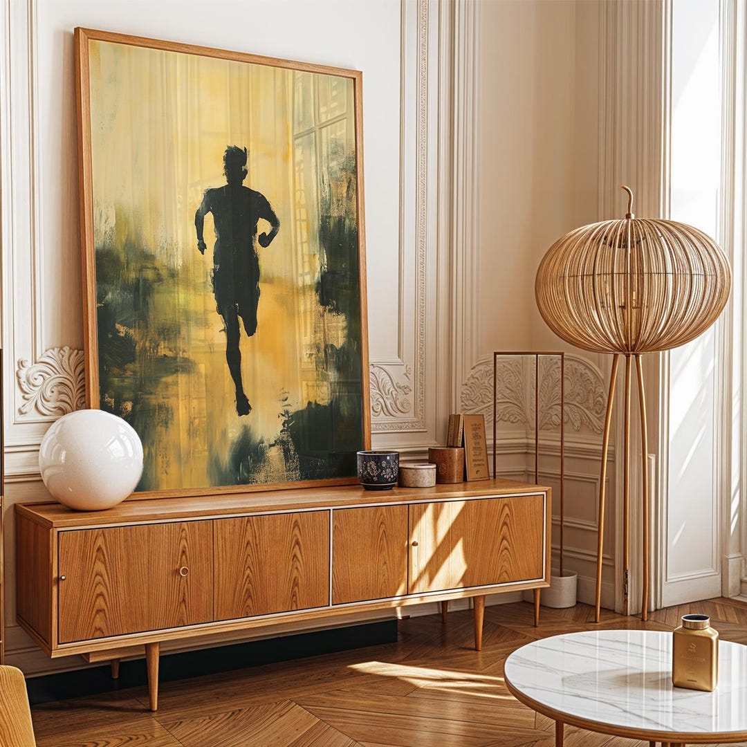 106 Runner Art Print, Runner Wall Art Download, Motivational Running ...