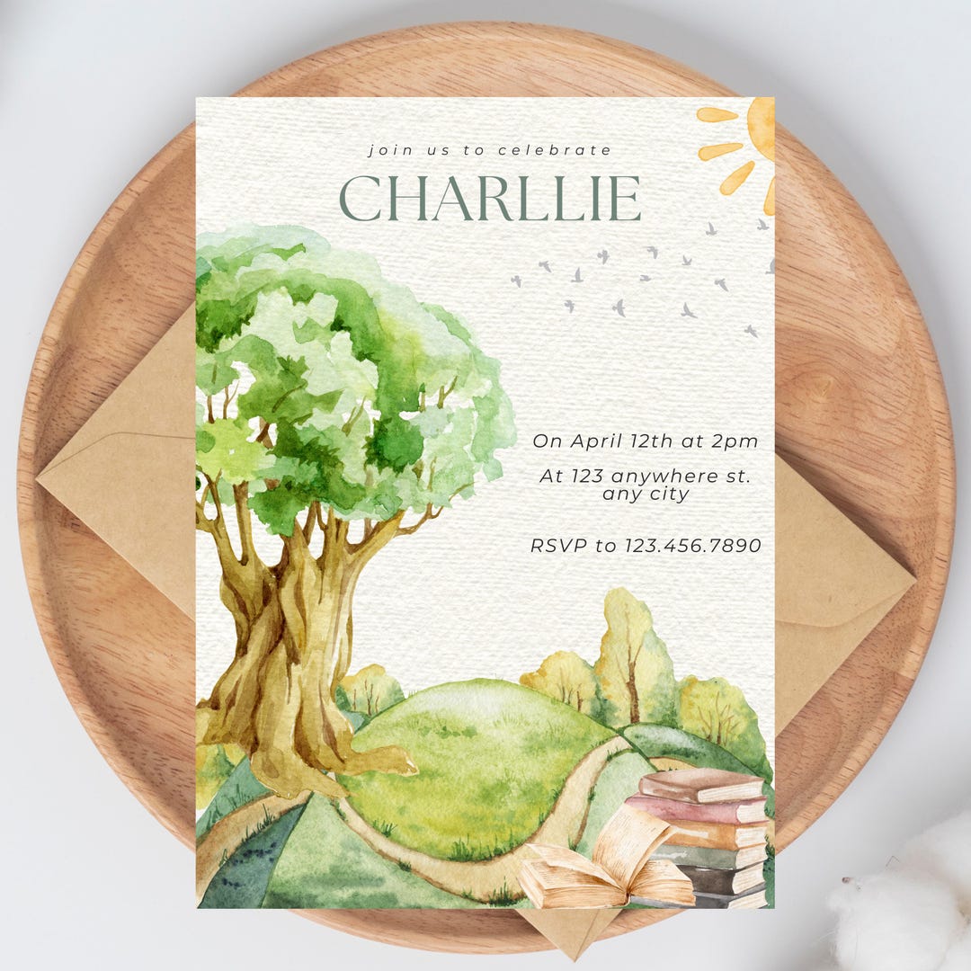 Editable Story Time Birthday Invitation | Nursery Rhymes Party Template ...