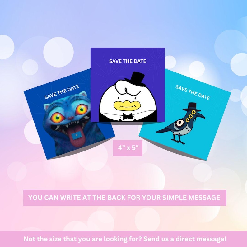 Kpop Demon Hunter Party Favors, Jinu Rumi Greeting Card, Save the Date ...