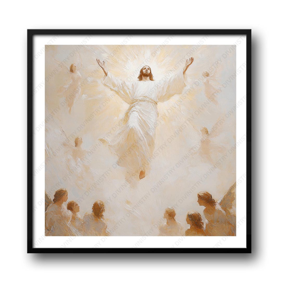 Jesus Christ Oil Painting Art Print: LDS Religious Wall Art (digital ...