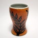 Black Vine Painted Ceramic Pilsner Cup - Handmade Ceramic Cup - Etsy