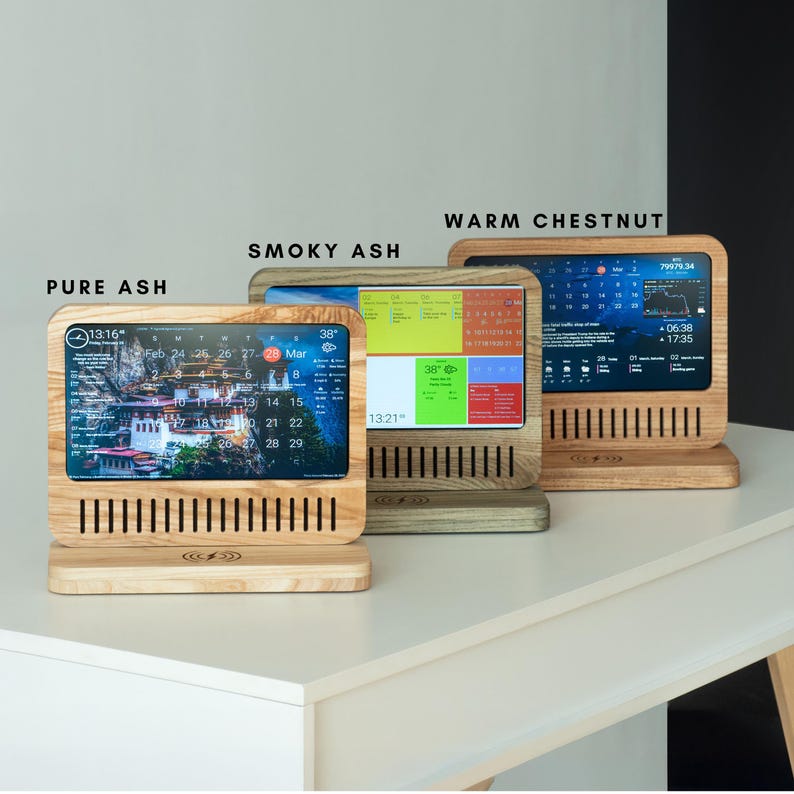 Smart Display – Wi-fi Dakboard Display, Customizable Widgets & Qi ...
