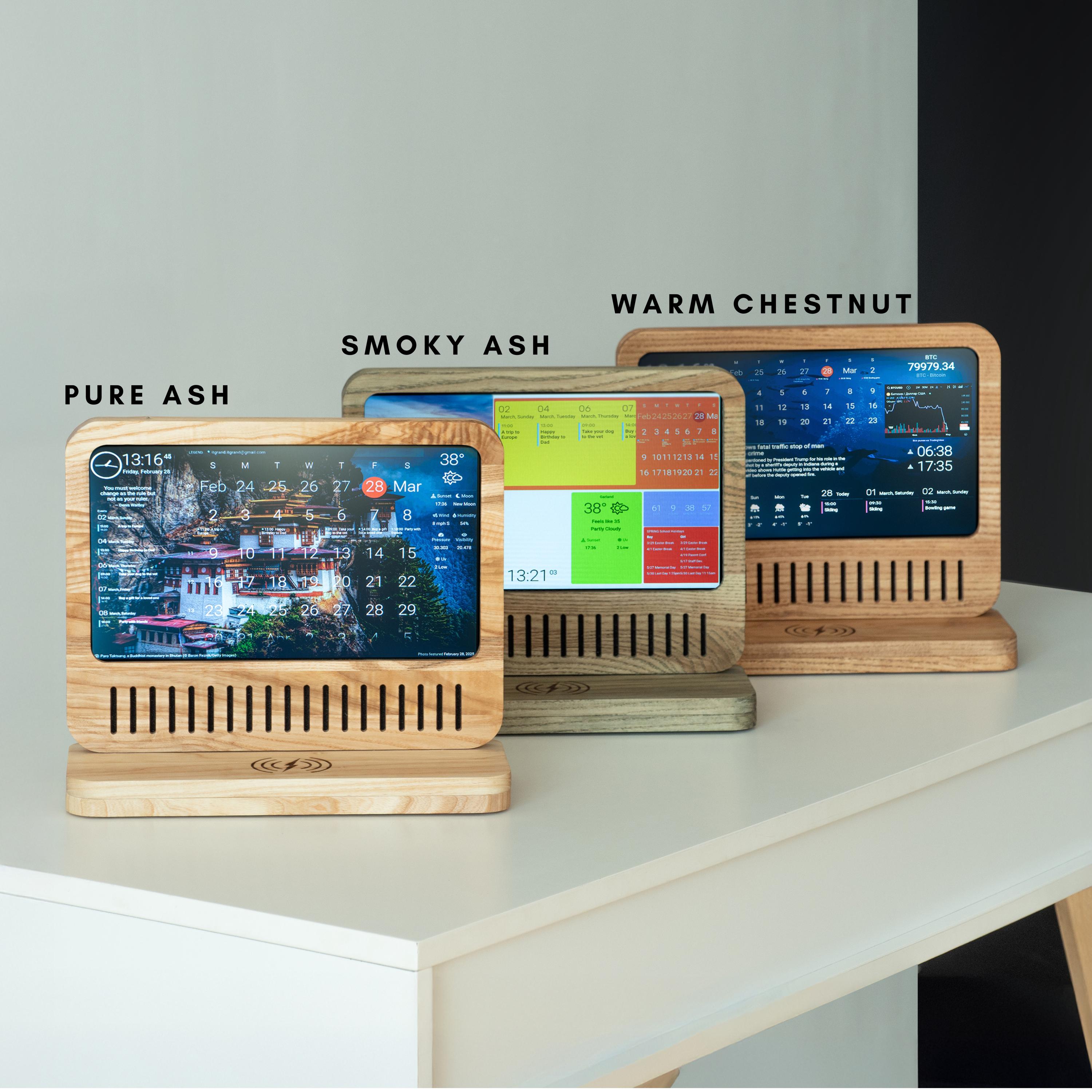 Desk Calendar With Wireless Charging – Digital Planner, Home Organizer ...
