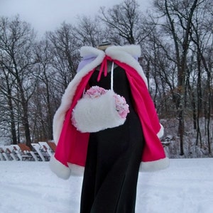 Stunning Princess Bridal Cape Mid-length 37-inch Cerise - Etsy