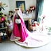 Valentine Queen Bridal Cape Pageant-train 55/104 Inch Hot-pink / Pink ...