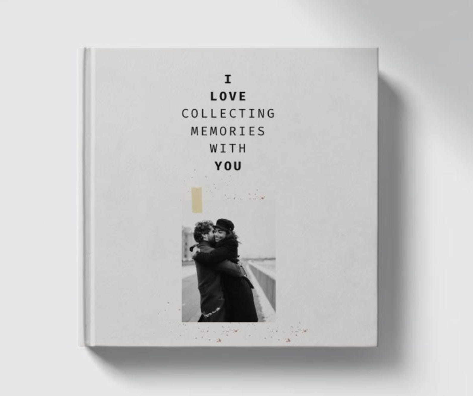 Photo Book Template to Personalize “I Love You” | Photo Album Template ...