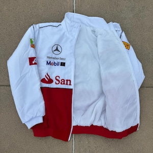 Mclaren Mercedes F1 Racing Jacket – Vodafone Santander Team Windbreaker ...