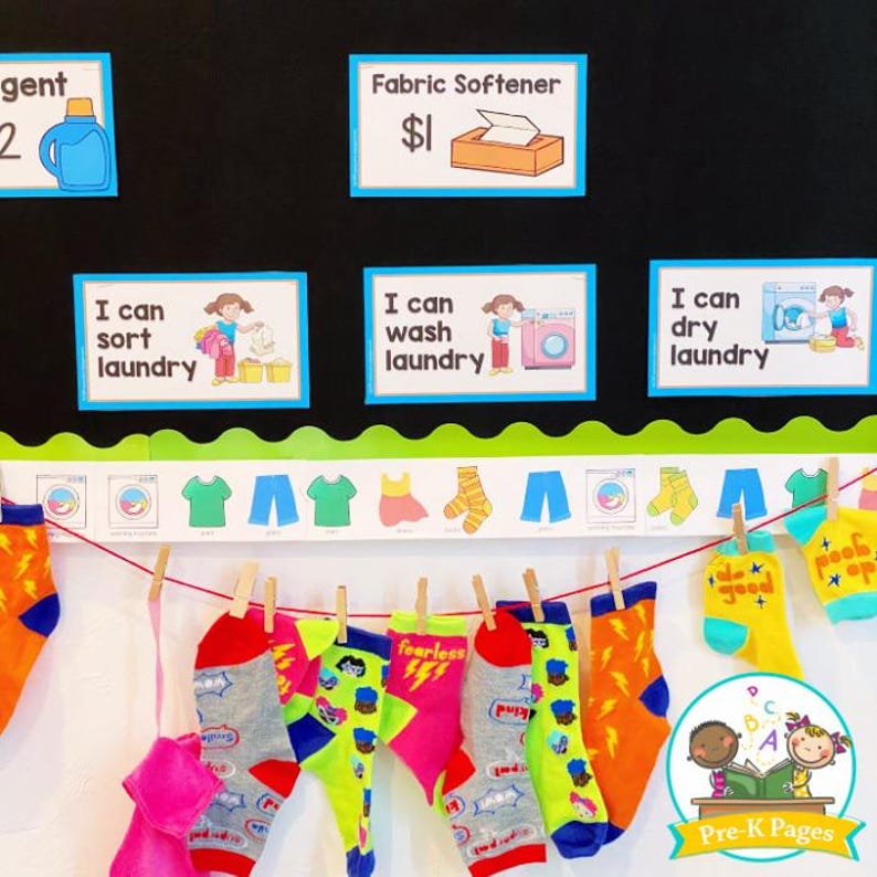 Laundry Dramatic Play for Preschool and Pre-k - Etsy