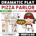 Pizza Dramatic Play Pizzeria Pretend Play Printables for Preschool and ...