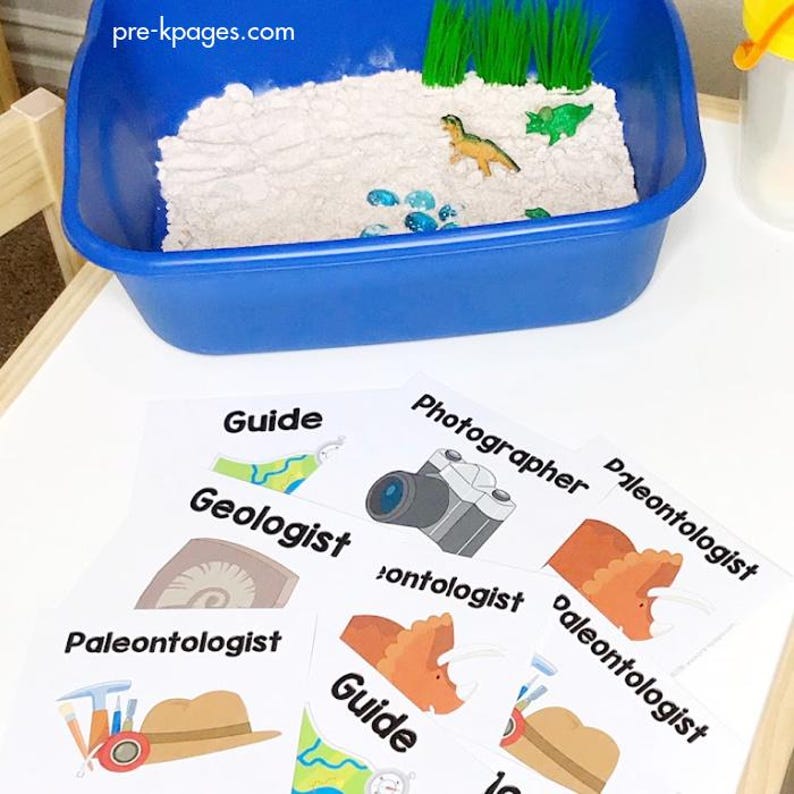 Dinosaur Dig Dramatic Play Center Printables for Preschool and Pre-k - Etsy