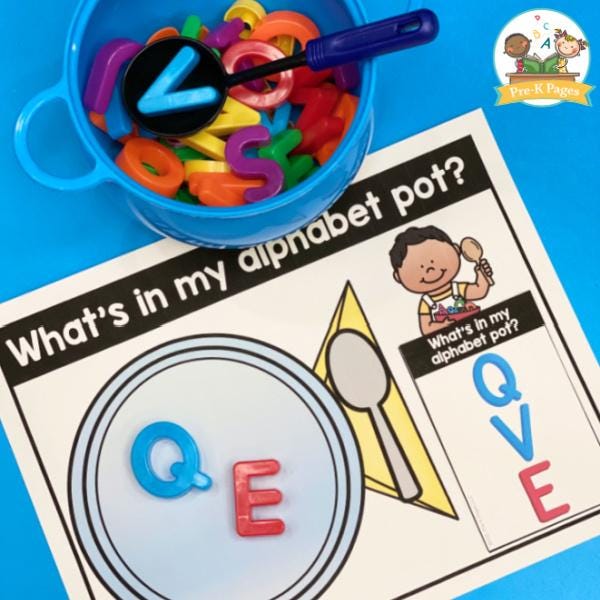 Alphabet Soup Literacy Activity | Letter Recognition for Preschool and ...
