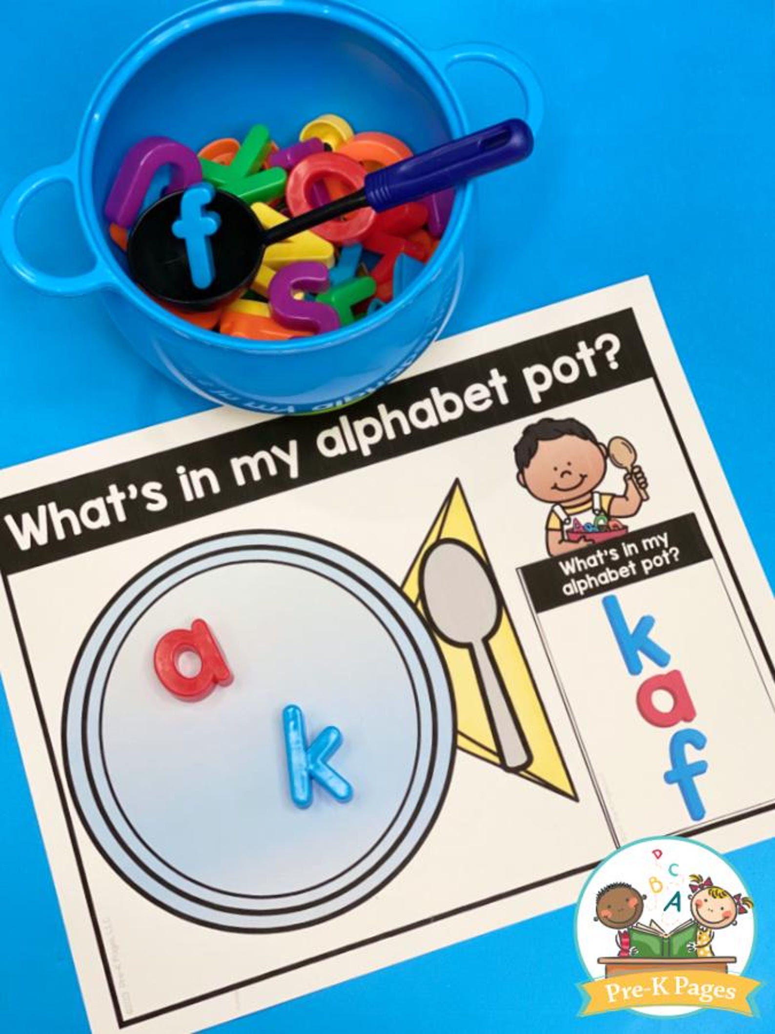 Alphabet Soup Literacy Activity | Letter Recognition for Preschool and ...