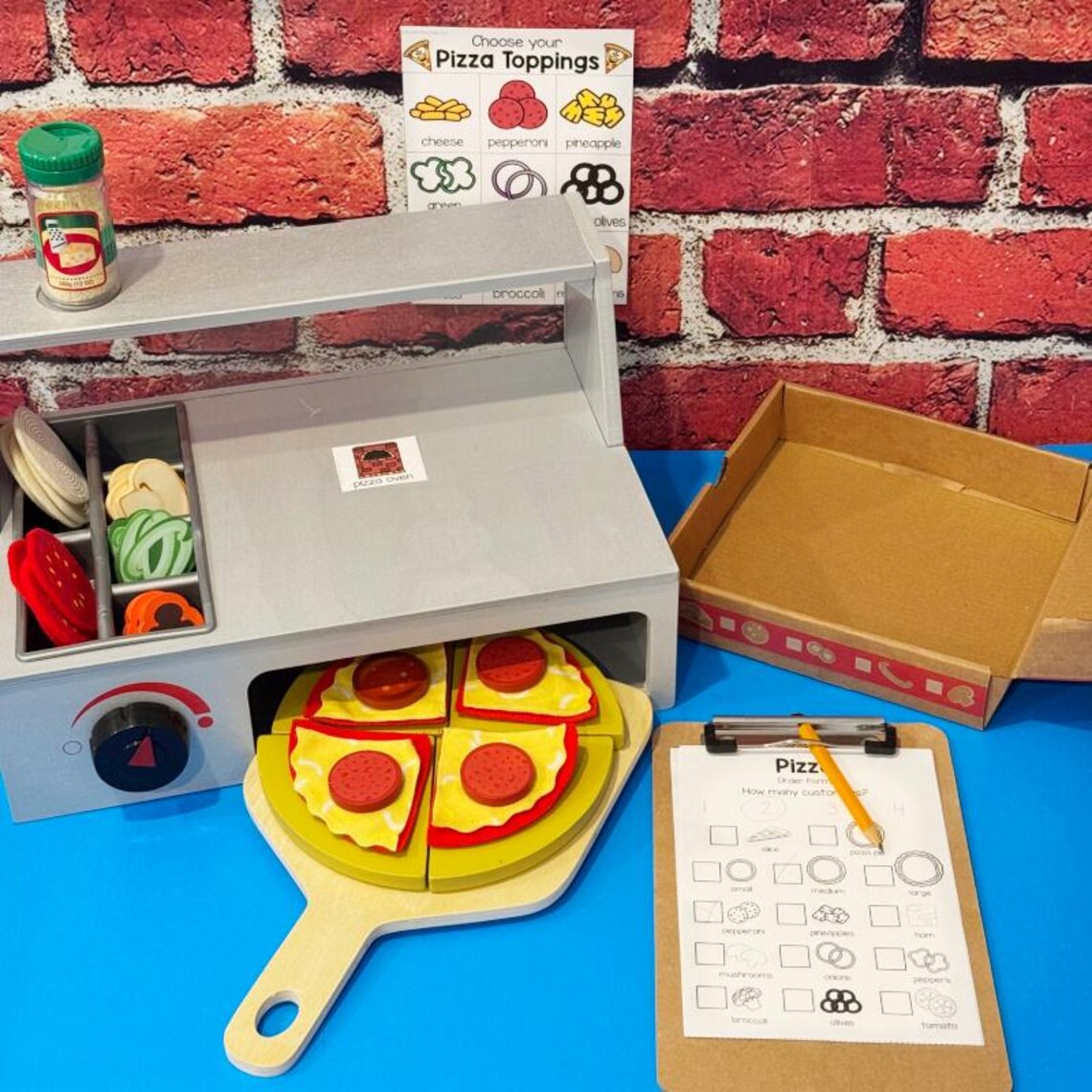 Pizza Dramatic Play Pizzeria Pretend Play Printables for Preschool and ...