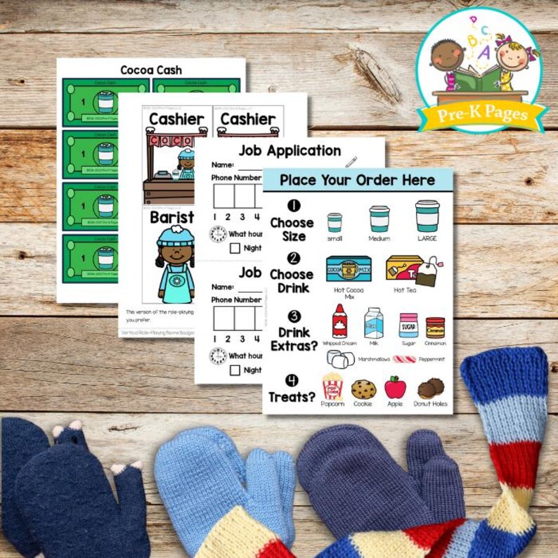 Hot Cocoa Dramatic Play Printables for Preschool and Pre-k - Etsy