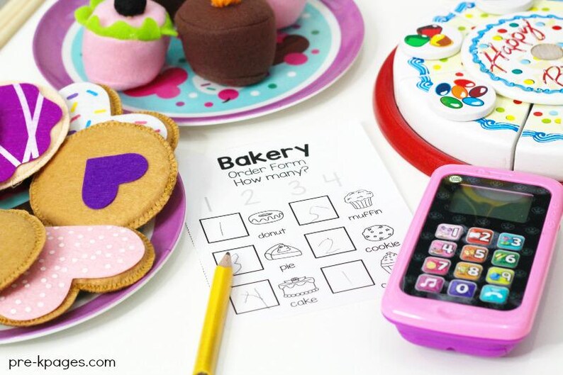 Bakery Dramatic Play Printables for Preschool and Pre-k - Etsy