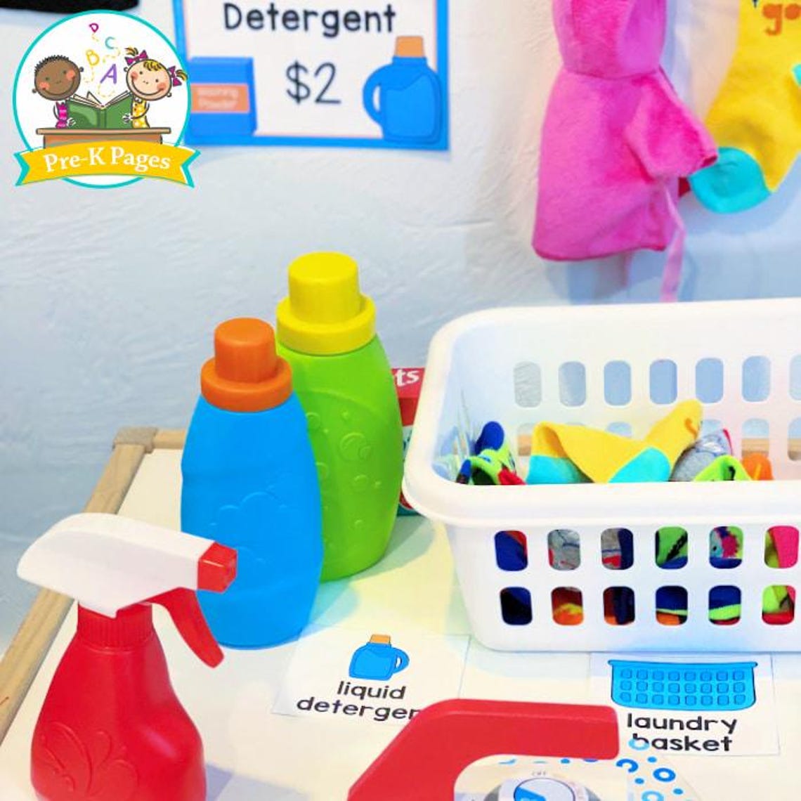 Laundry Dramatic Play for Preschool and Pre-k - Etsy