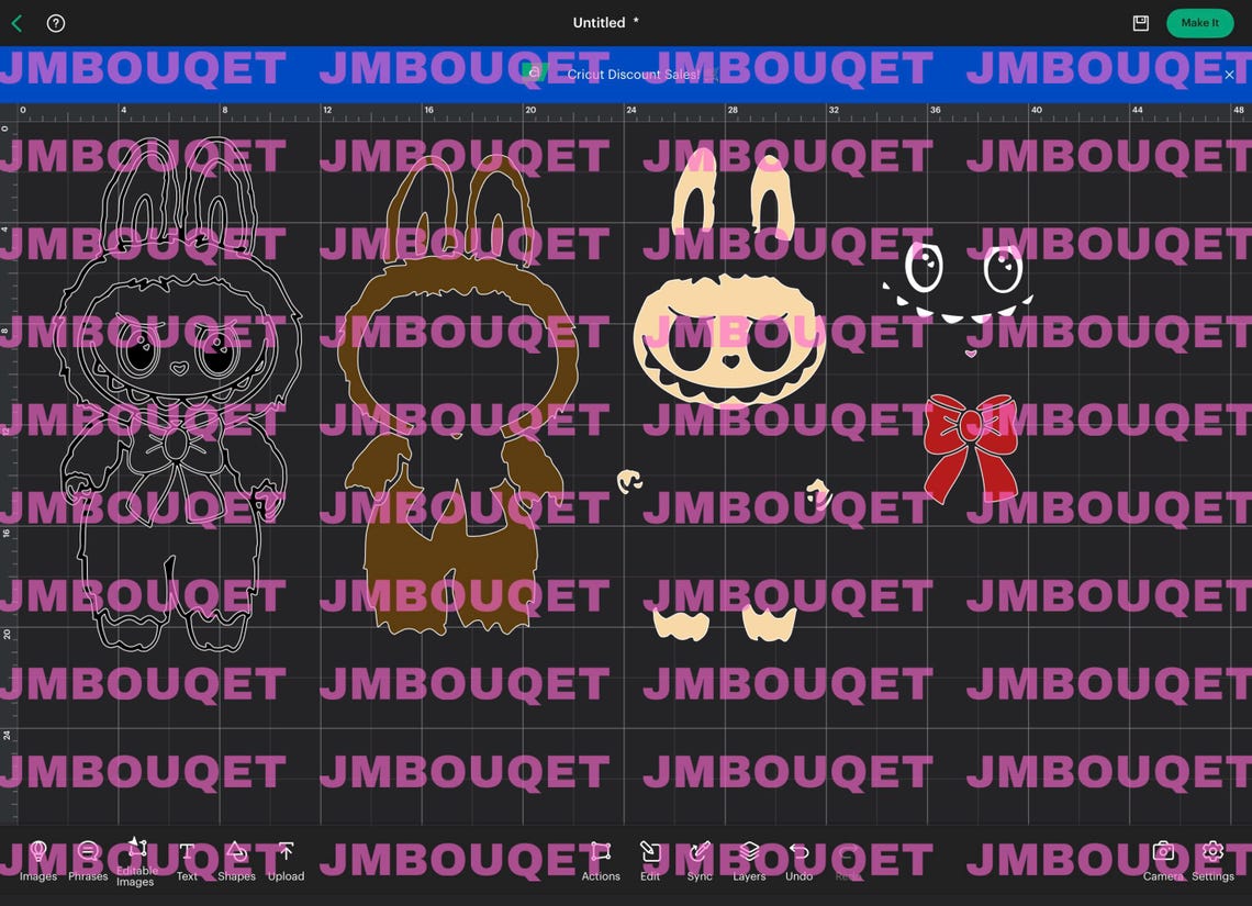 Paquete SVG de Labubu / Adorno para el día de San Valentín de Labubu ...