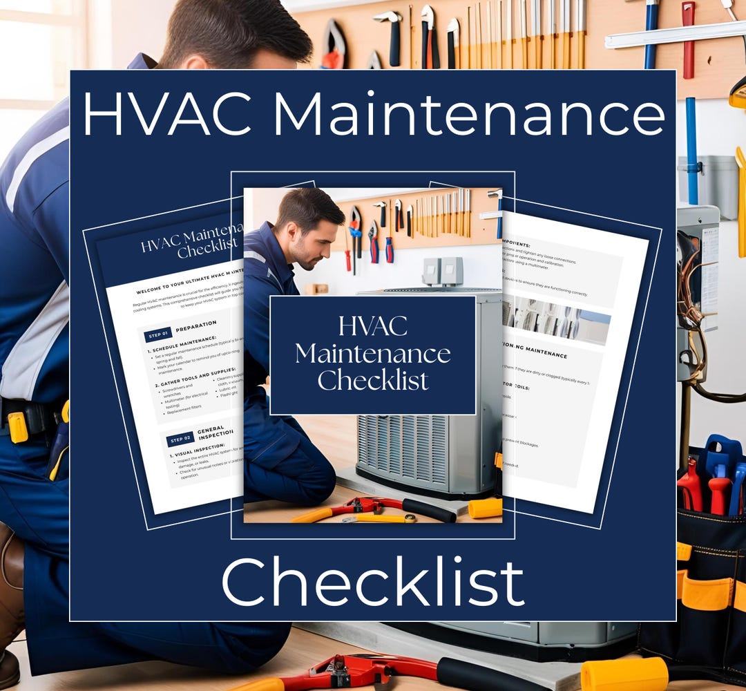 HVAC Maintenance Checklist Preventative Maintenance HVAC Contractor ...