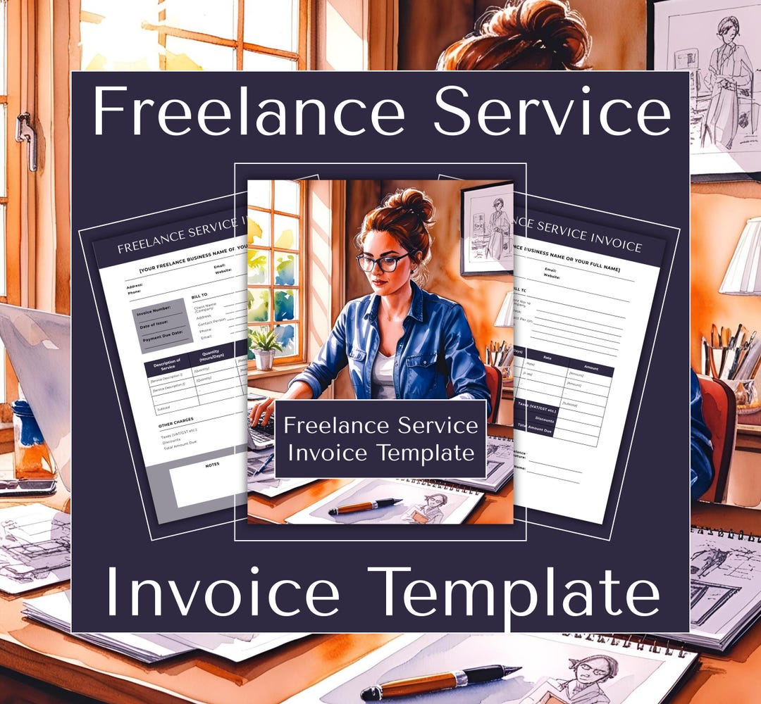 Freelance Service Invoice Template Freelance Proposal Editable ...