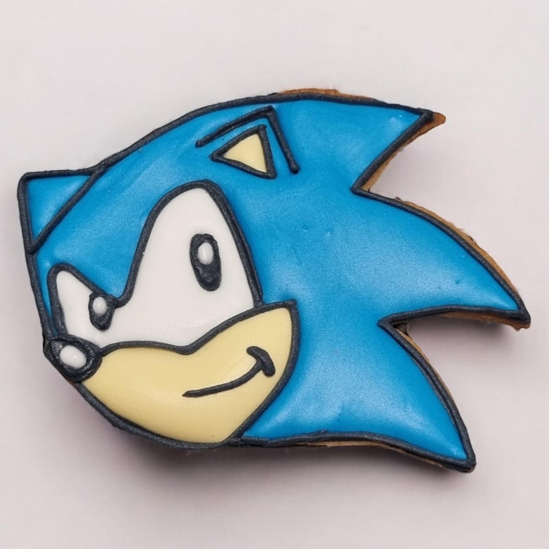 Sonic-inspired Hand-decorated Cookies – Personalized With Royal Icing ...