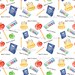 Back to School Themed Seamless Pattern Digital Paper, Back to School ...